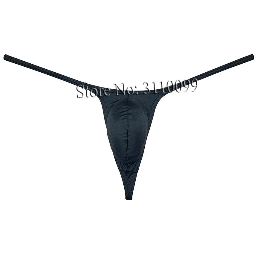 Hot Men's Shiny Bikini Thong Touch Feeling G-string Contour Pouch Tangas Underwear