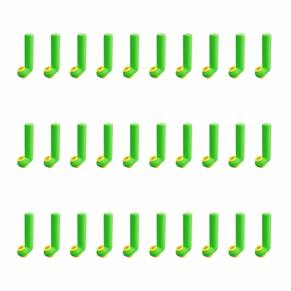 30 штук Гибкие силиконовые держатели поплавков с устойчивостью к холоду, - L