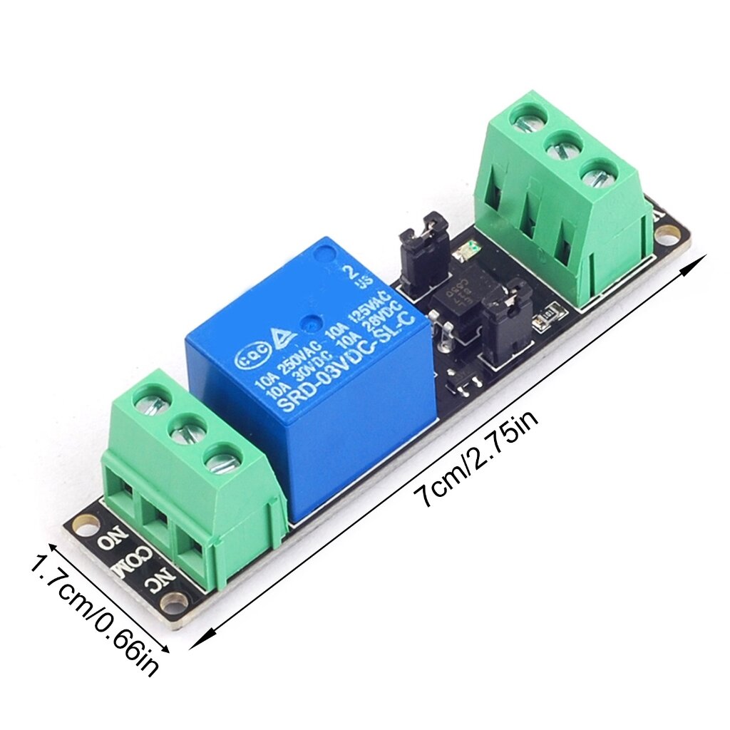 Электронная плата управления реле с гальванической развязкой