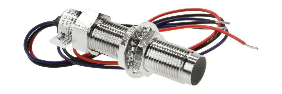 Датчик тахометра 3 провода, 80х60 мм, 0-200000 Гц, прямоугольный импульс, резьба М18х1.5, Marine Rocket (Москва)