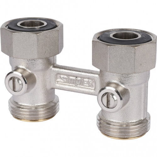 Узел нижнего подключения Meibes Simplex Standard Line D2/50 прямой, 3/4x3/4" c конусными вставками 3/4" (ст. арт. SX 10015)