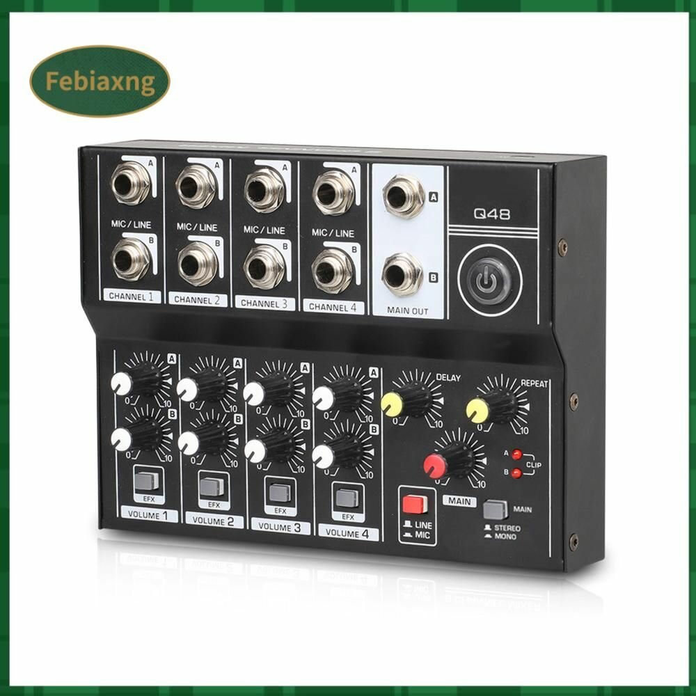 Многофункциональный 8-канальный микшер, портативный USB, для студий и небольших мероприятий