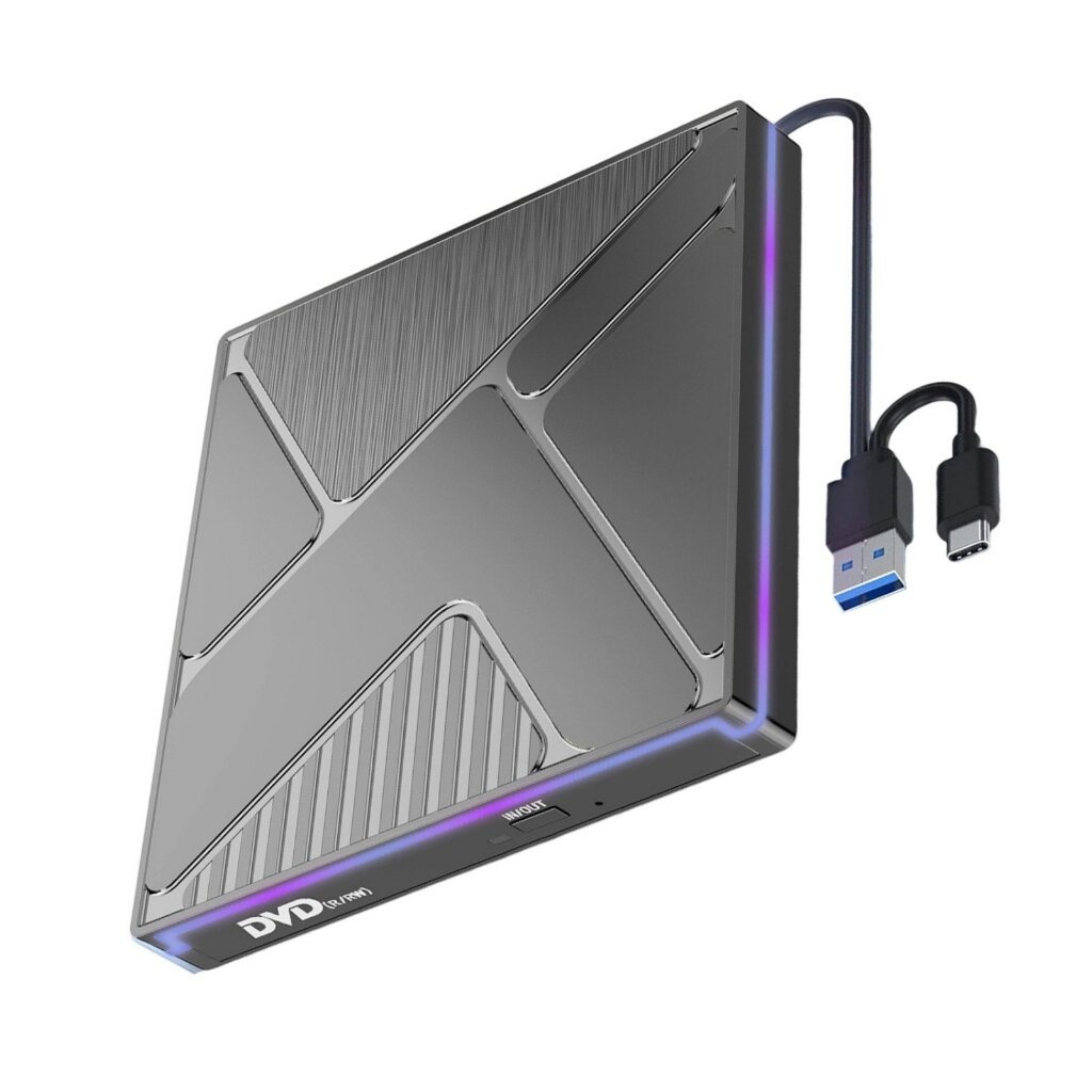 Устройство Записи внешних дисков USB3.0 С Высокой скоростью Записи Для Настольных Портативных компьютеров