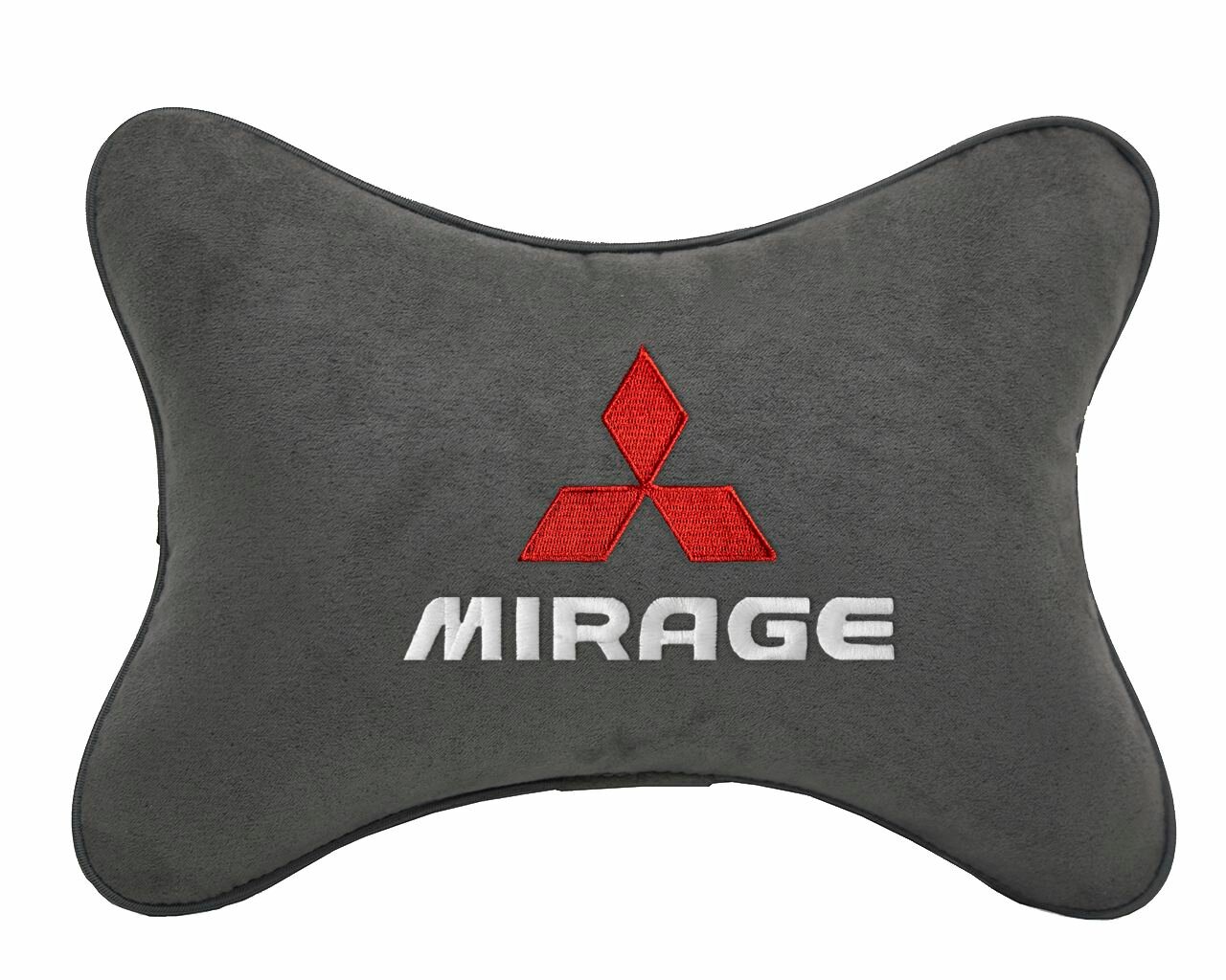 Подушка на подголовник темно-серая алькантара MITSUBISHI Mirage