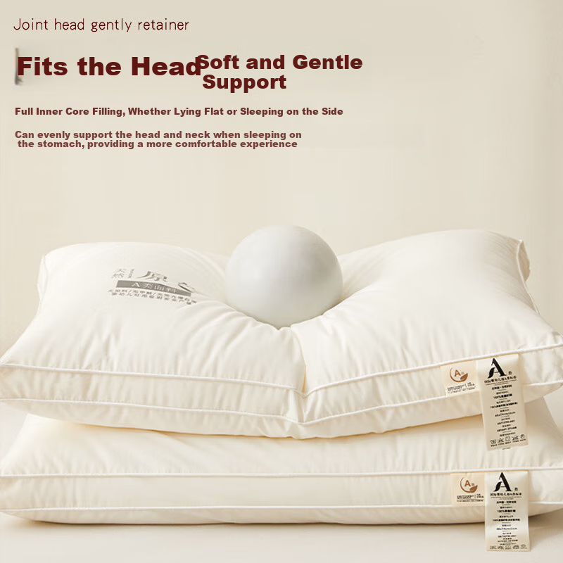 MUJI Home Textile Class A Pillow Core Neck Pillow for Adults for Home and Hotel Use High Pillow