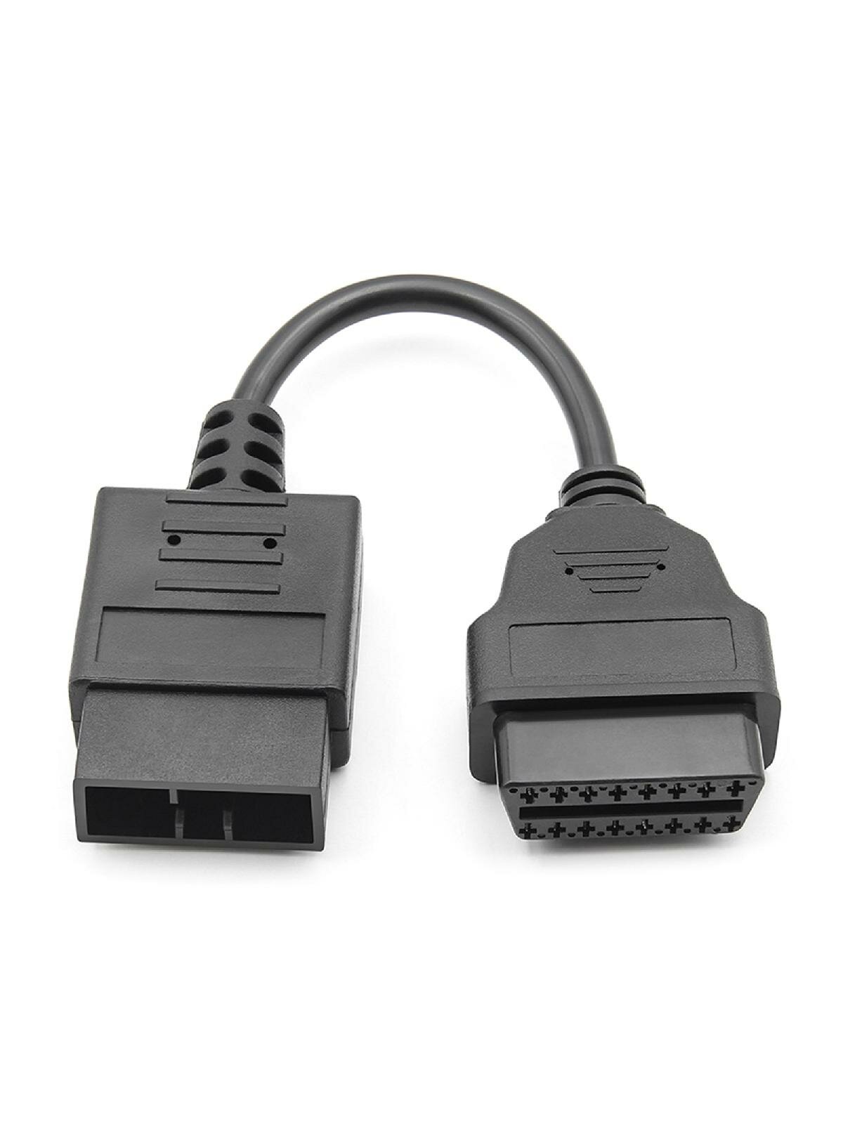 Портативный Адаптер OBD2 с 9-Контактным Соединительным Кабелем для удобной диагностики