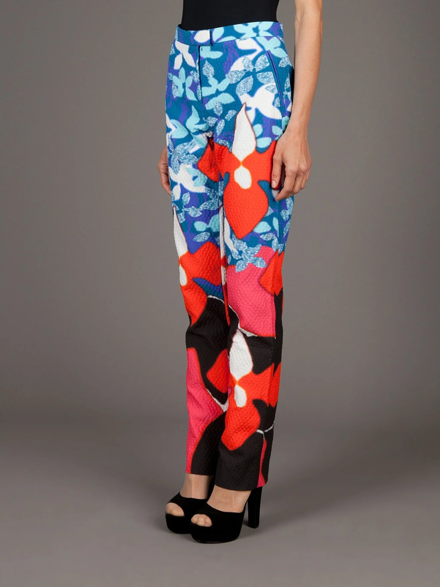 Брюки Peter Pilotto Printed trouser, размер 10 — фото 1