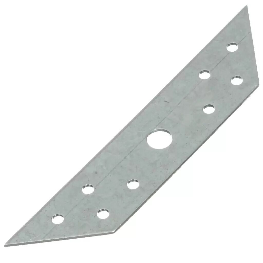 Пластина косынка малая , стальная , оцинкованная "МастерБолтиков" ( 2 шт )