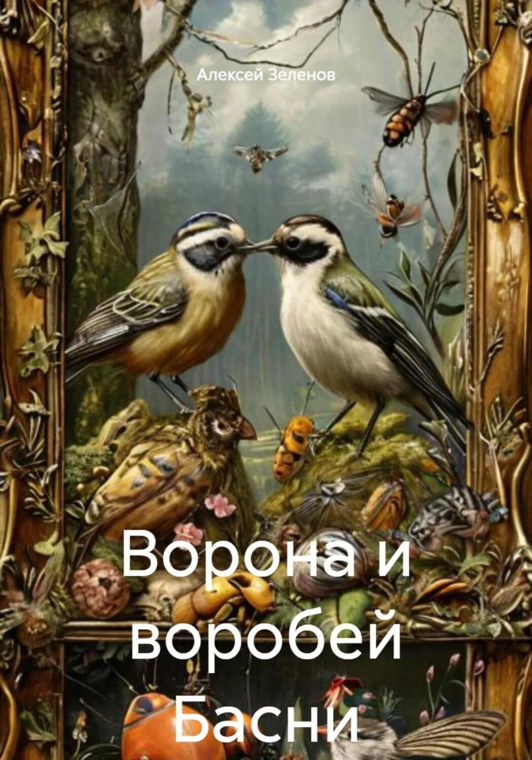 Ворона и воробей Басни [Цифровая книга]