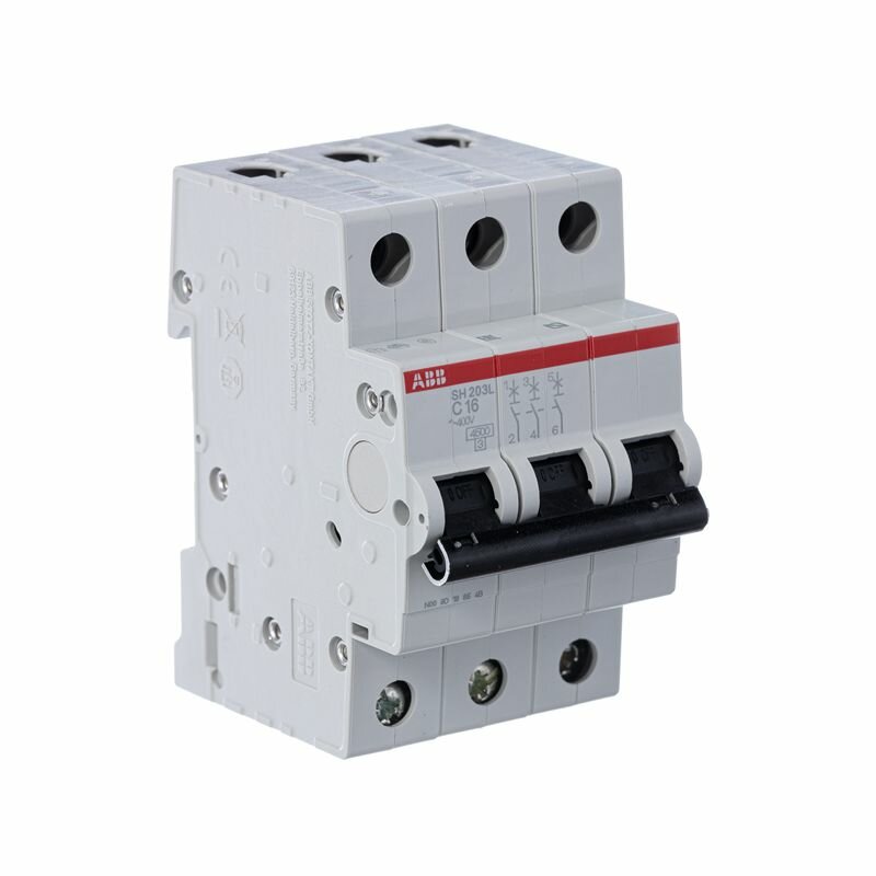 Автоматический модульный выключатель ABB 3P 16А C SH203L 4.5кА 2CDS243001R0164