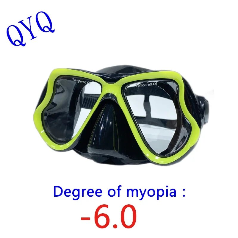 Маска для снорклинга QYQ, цвет -6.0