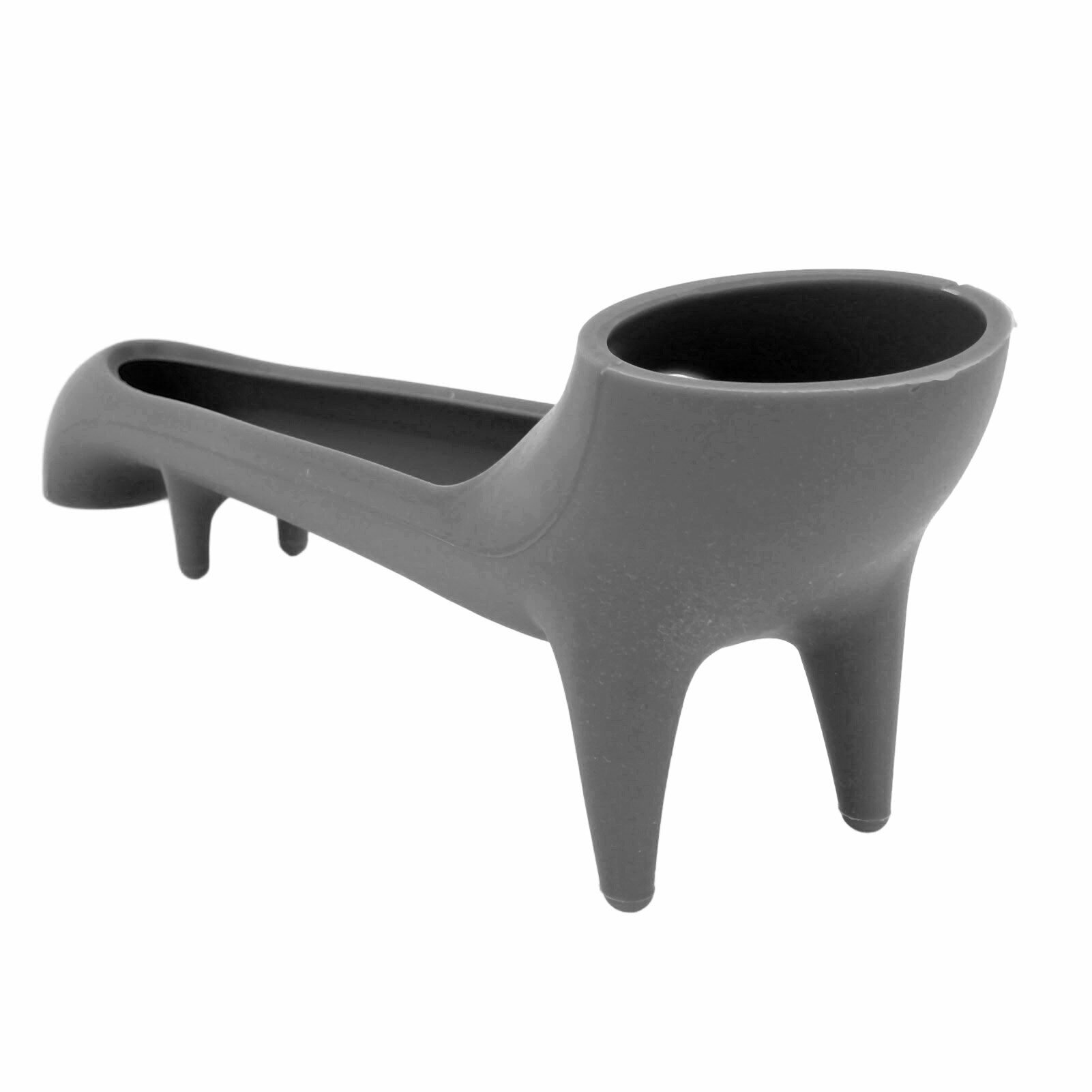 Воронка для доступа к резервуару для воды для кофемашины, многофункциональная пищевая силиконовая длинная воронка для воды для кофеварки, темно-серая