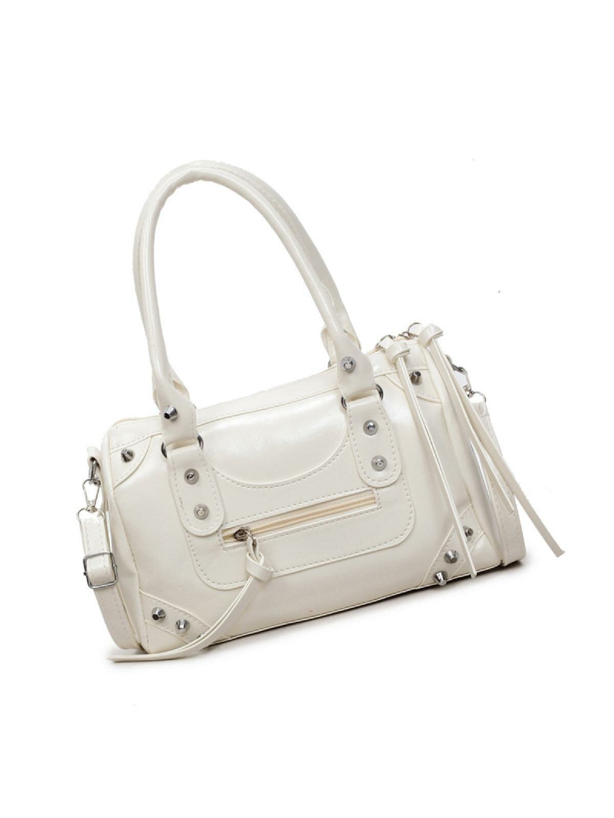 Ретро-сумочка через плечо с верхней ручкой, мягкая сумка Suedes Осень-зима Essential