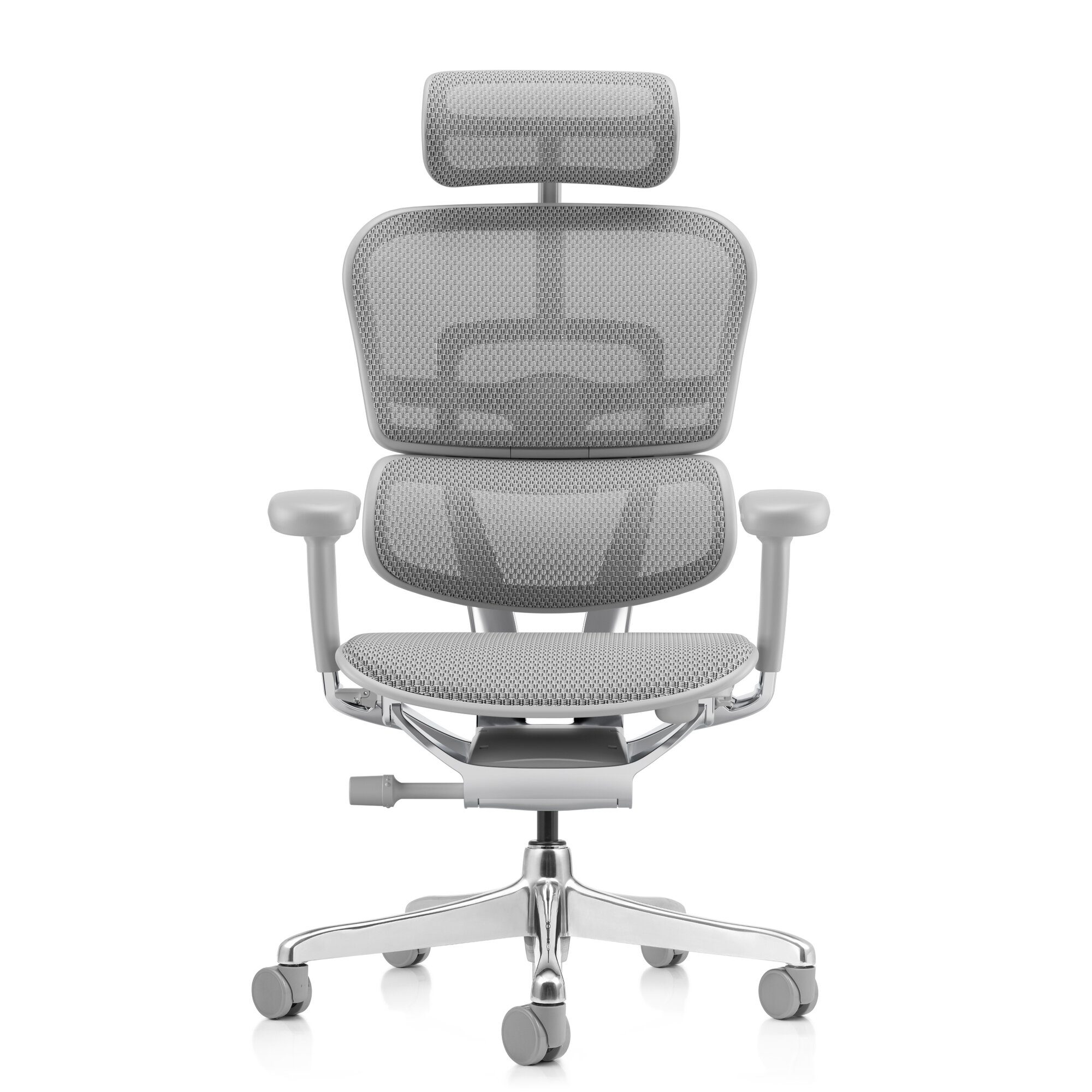 Кресло FALTO Ergohuman 2 ST Elite (натяжение сетки, SmartWork, наклон вперед, сетка, серый)