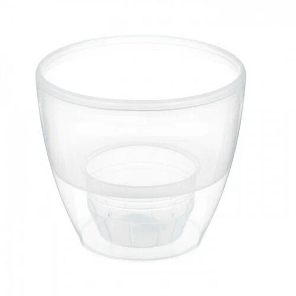 Горшок "Деко Твин", для орхидей, прозрачный, 1,5л, прозрачный