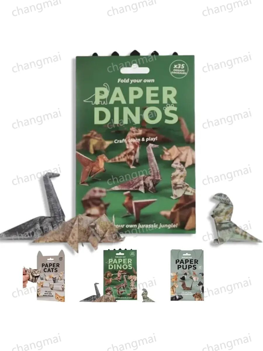 Набор для изготовления 3D-оригами в виде животных, 50 штук