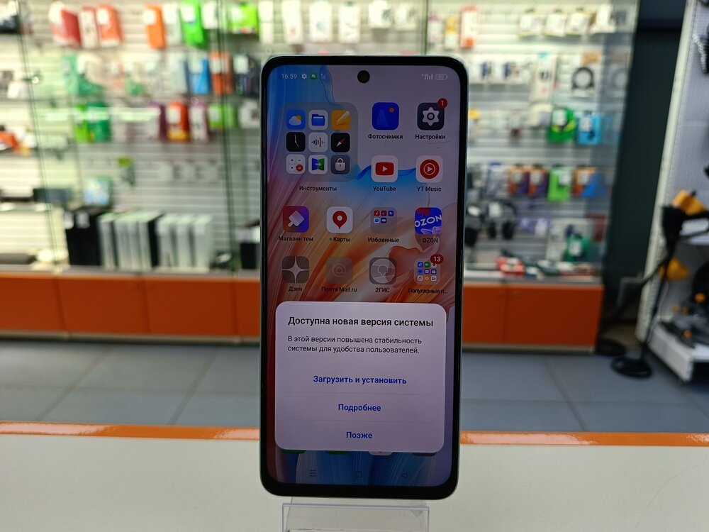 Смартфон OPPO A58 6/128 ГБ Global для РФ, Dual nano SIM, светло-зеленый Б/У Уценка