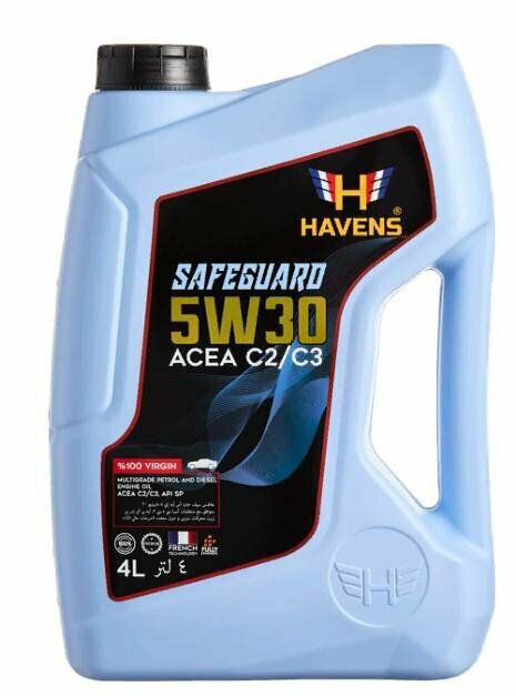 Масло моторное HAVENS Safeguard C2/C3/SP/SN/CF 5W30, 4 литра Safeguard C2/C3/SP/SN/CF 4л HS5W30C2C34