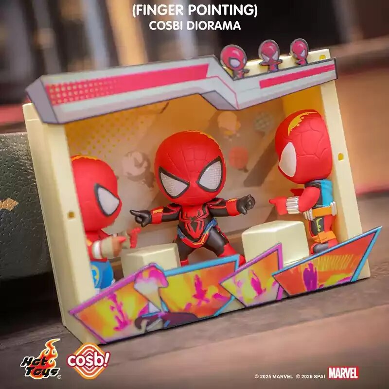 Hot Toys Kmarvel Человек-паук через вселенные Spider-Verse фигурка Красный, style5