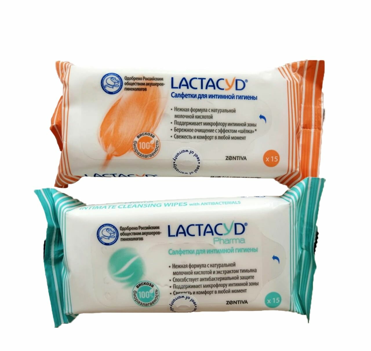 Салфетки для интимной гигиены Lactacyd & Lactacyd Pharma