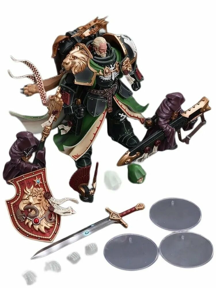 Подвижная фигурка JOYTOY Warhammer 40K Dark Angels Primarch Lion El'Johnson