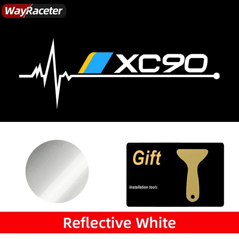 Наклейки WayRacer XC90, 2 шт, отражающие, винил