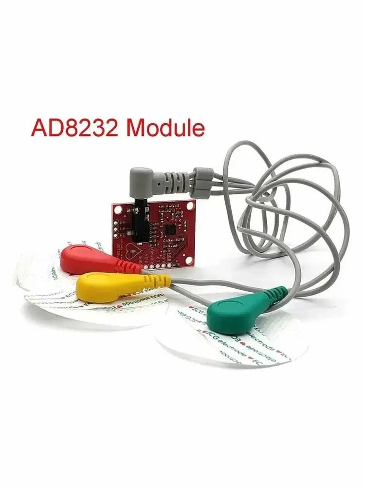 AD8232 ЭКГ Физиологическое измерение сердечного пульса Один свинечный датчик сердечного ритма для Arduino R3 Diy Kit