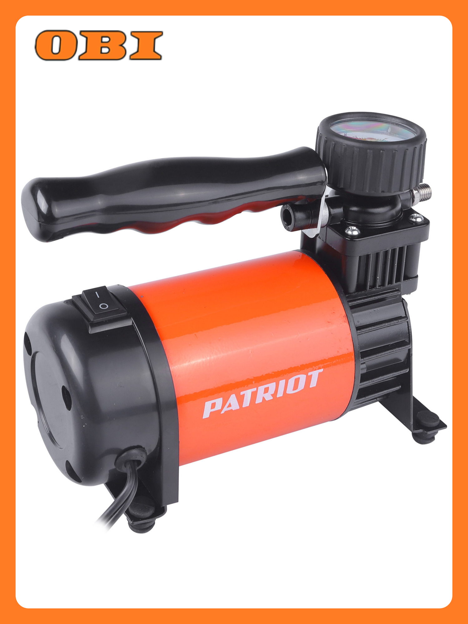 Автомобильный компрессор PATRIOT CC 1340, питание от прикуривателя, 168 Вт