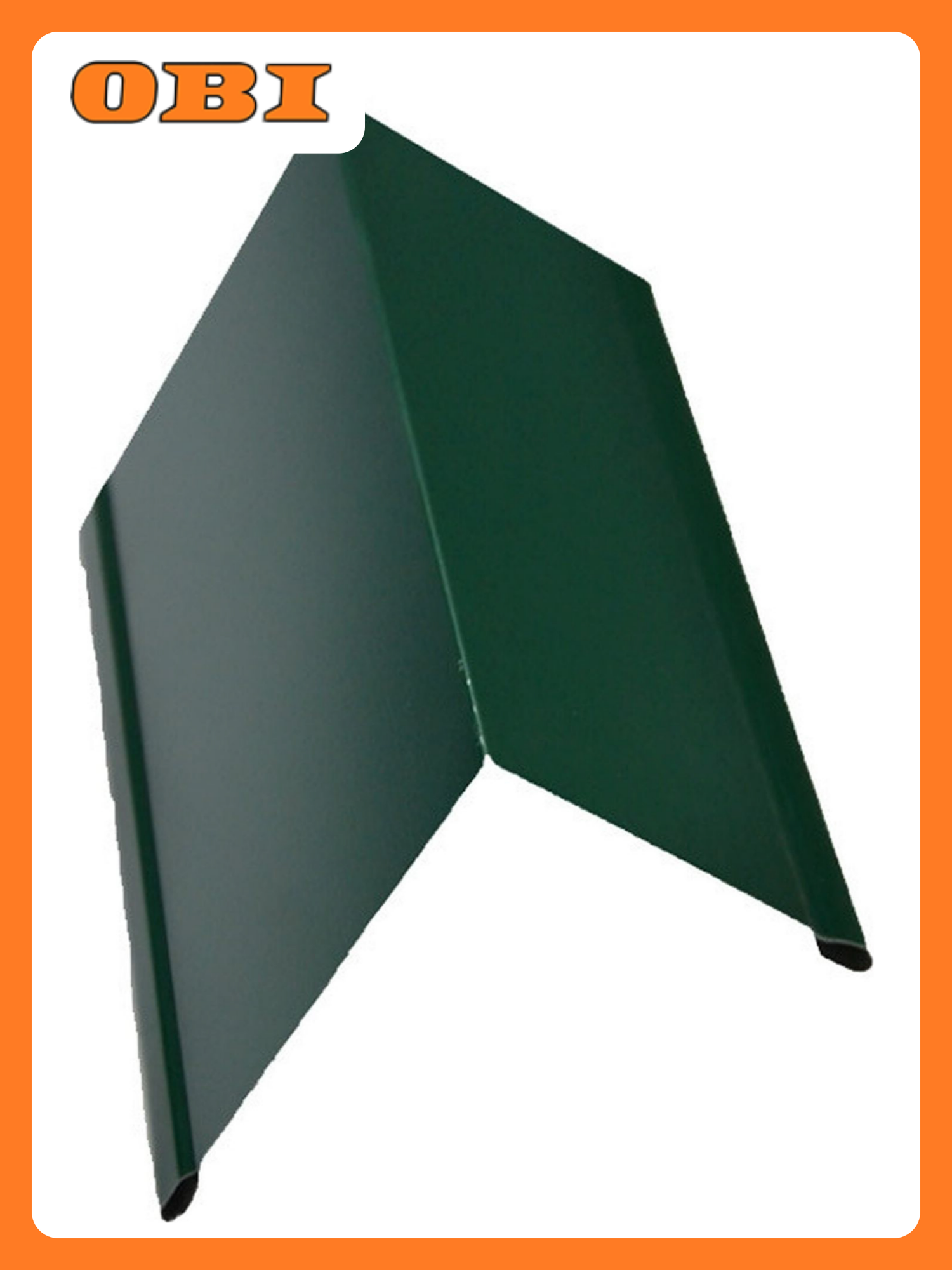 Планка торцевая Таврос зеленый 200х10 см