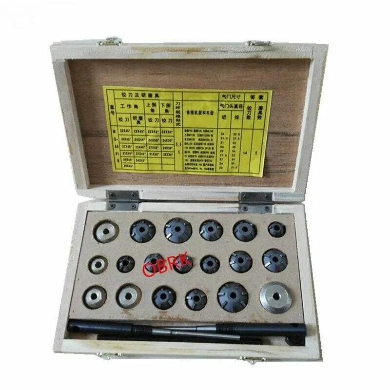 Шарошки для ремонта седел клапанов скутеров, мотоциклов набор инструментов 22-34 мм