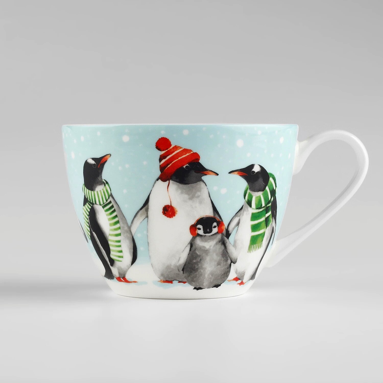 Чайная чашка из костяного фарфора, большая кружка, керамическая чашка для кофе, чашка для воды Кружка «Счастливая семья