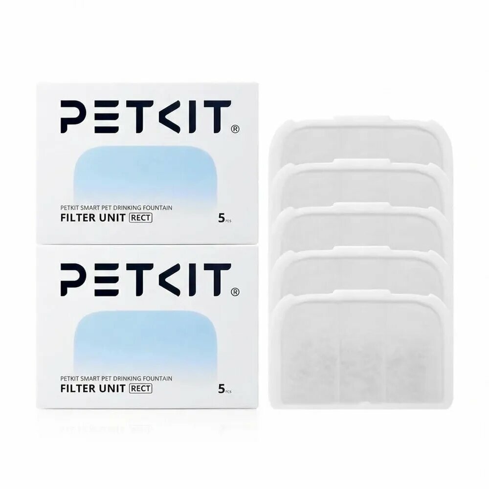 Фильтры PETKIT Filter Unit RECT Для Фонтана EVERSWEET MAX (CORDLESS) 3 Л, Комплект 5 Шт