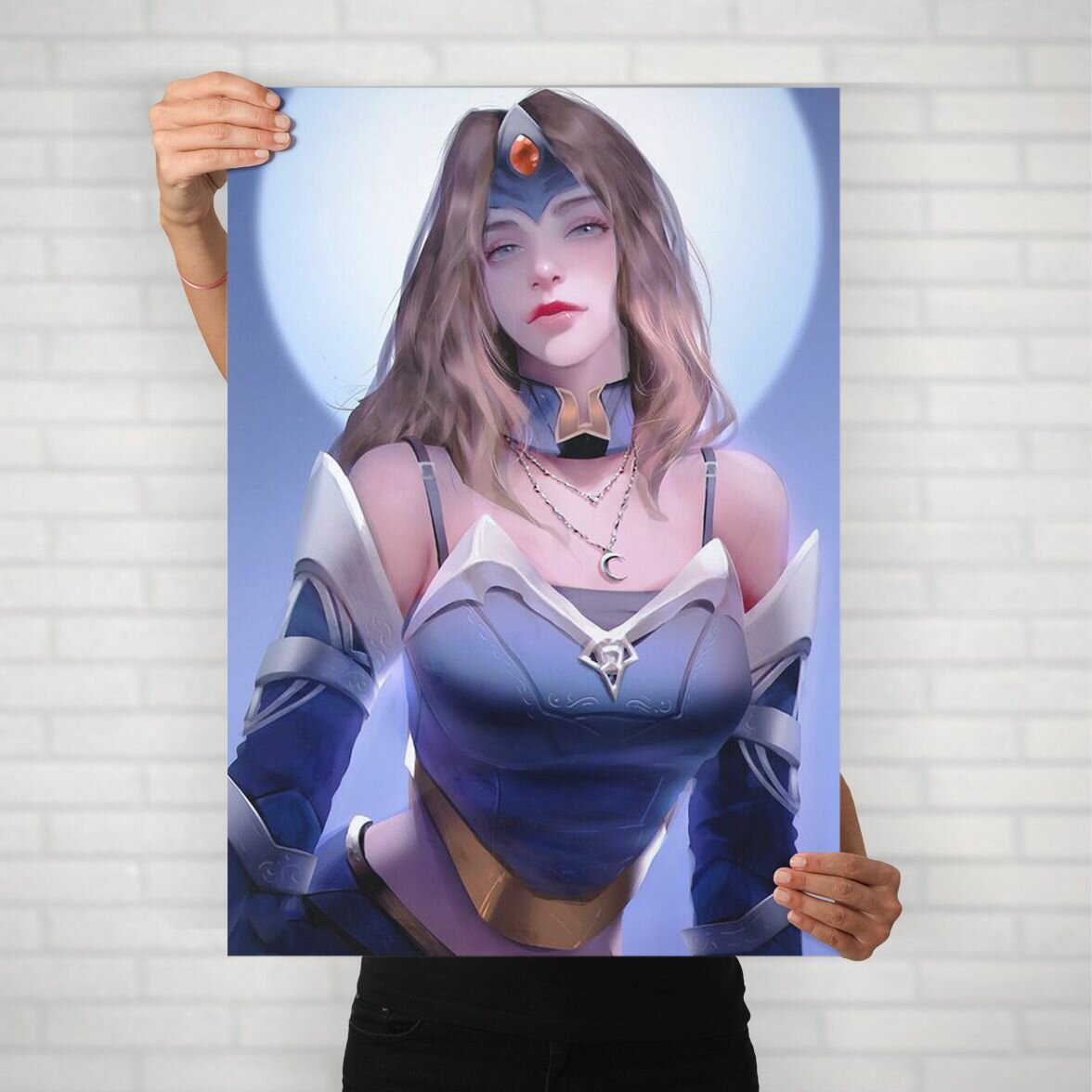 Плакат на стену для интерьера Dota 2 (Mirana 1) - Постер по игре формата A1 (60х84 см)