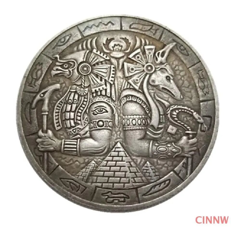 Сувенирная монета Ра и Анубис