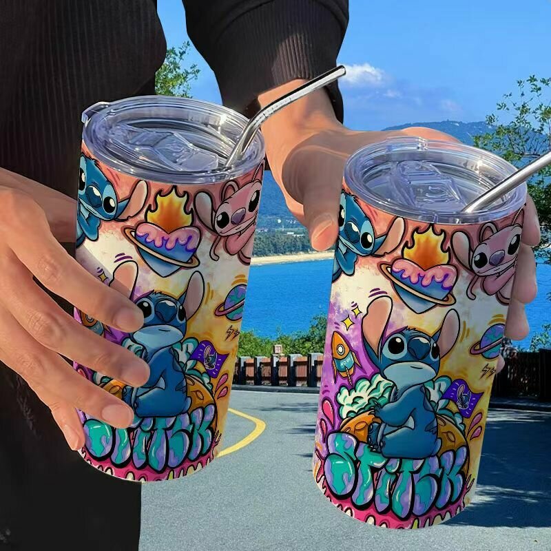 Термос-чашка Disney Лило и Стич Potdemiel, Stitch-1, Унисекс
