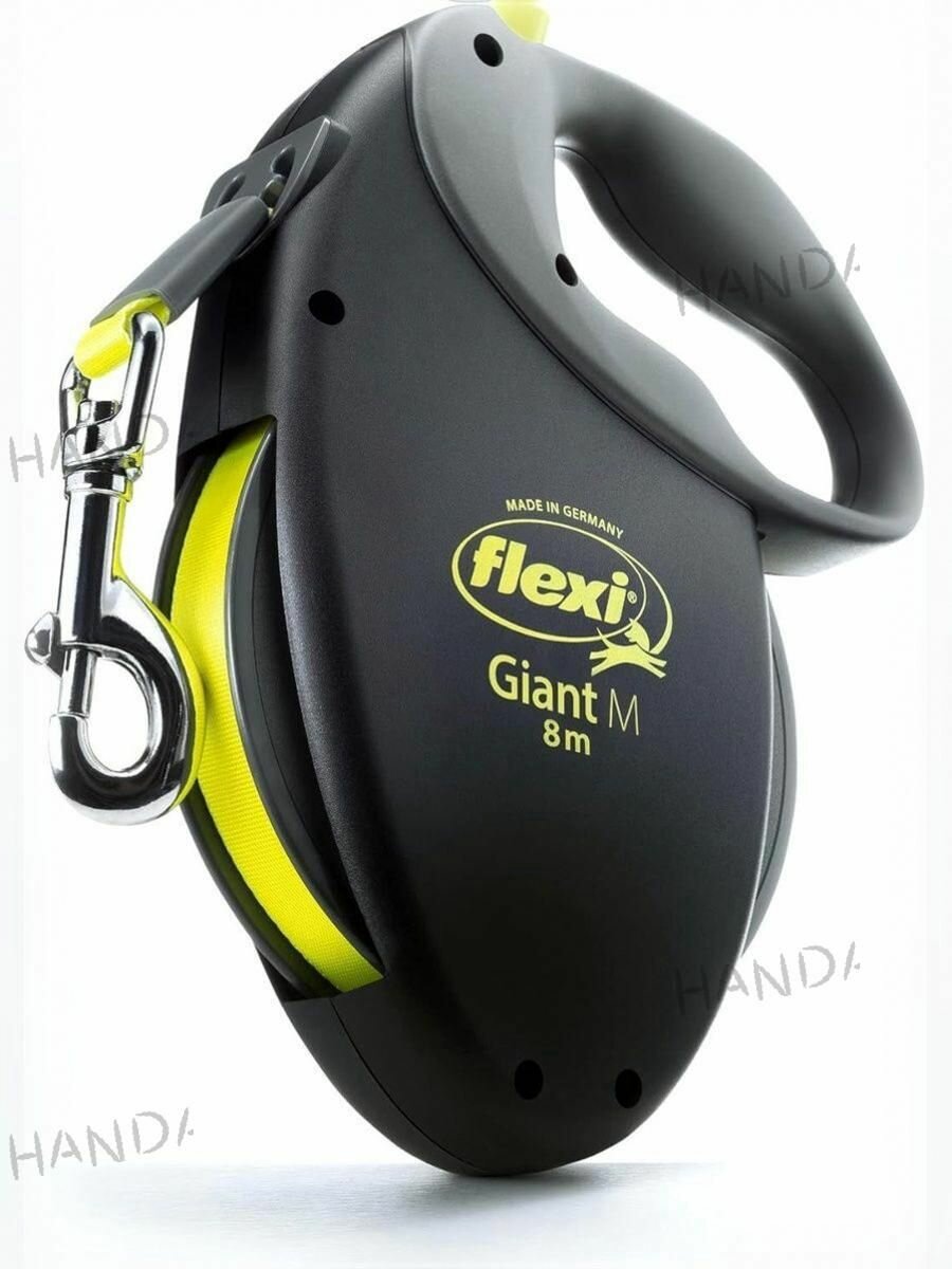 Flexi Giant Neon S/M, 8 метров до 25 кгПоводок-рулетка для собак