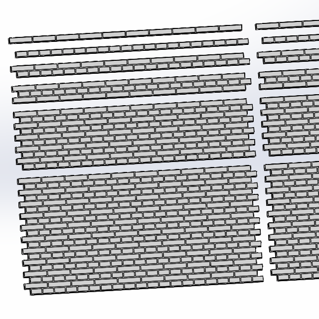 Эксклюзивные формы для миниатюрных кирпичиков по всей сети, необходимые материалы для миниатюрных сцен, мини-формы для кирпичиков для рукоделия