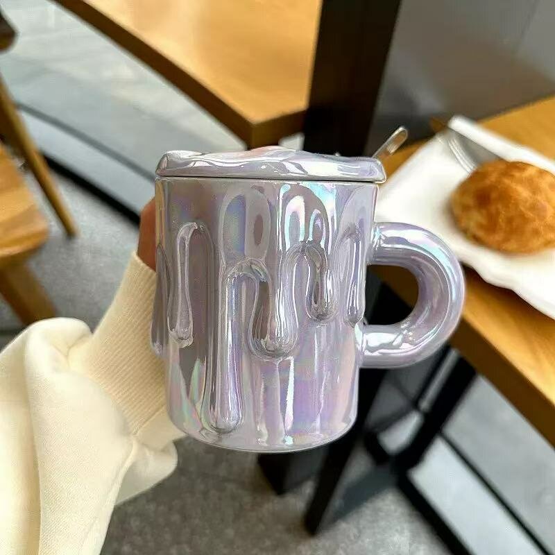 Modi кружка керамическая с крышкой блестящая пинтерест