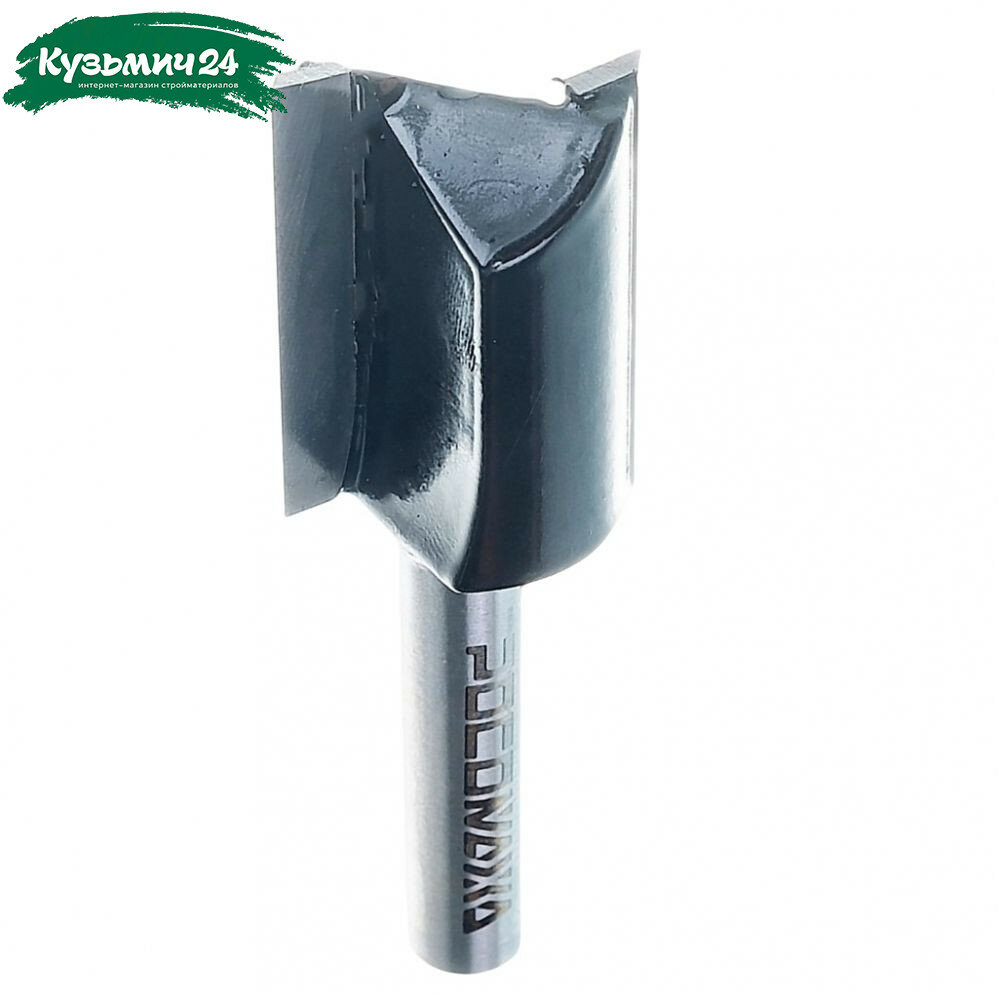 Фреза концевая Росомаха, по дереву, d8 мм, D22 мм, H30 мм, пазовая прямая, 800309