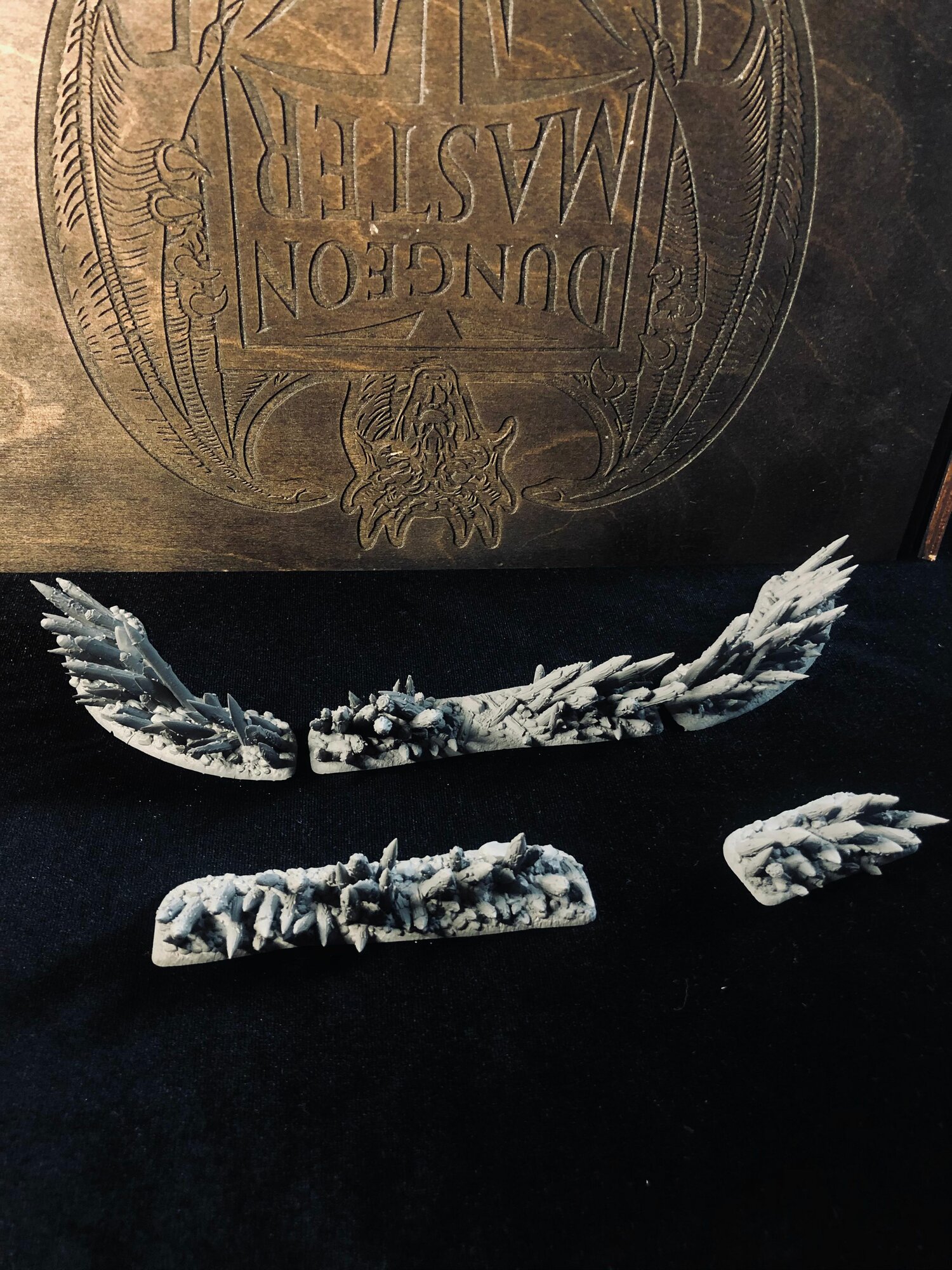 Набор частоколов, баррикад - Террейн, Миниатюра для настольных игр DnD, ДнД, Dungeons & Dragons, Pathfinder.