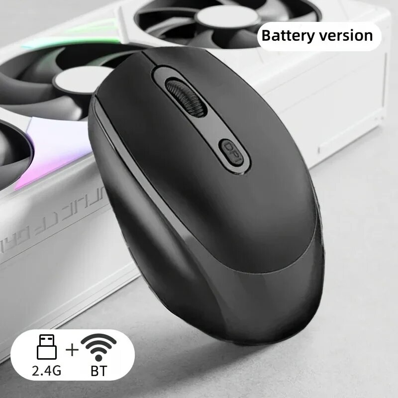 Беспроводная мышь Black 2.4G+BT