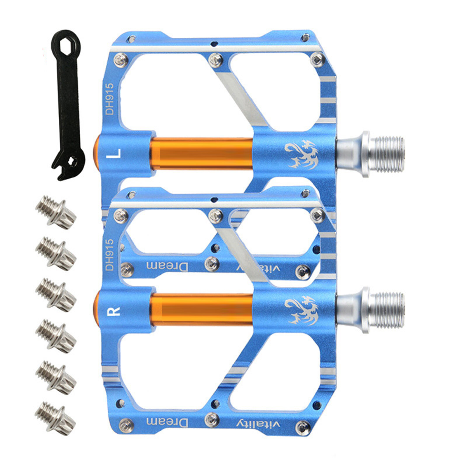 Легкие веса велосипедов платформы плоские педали 3 подшипника терпимость