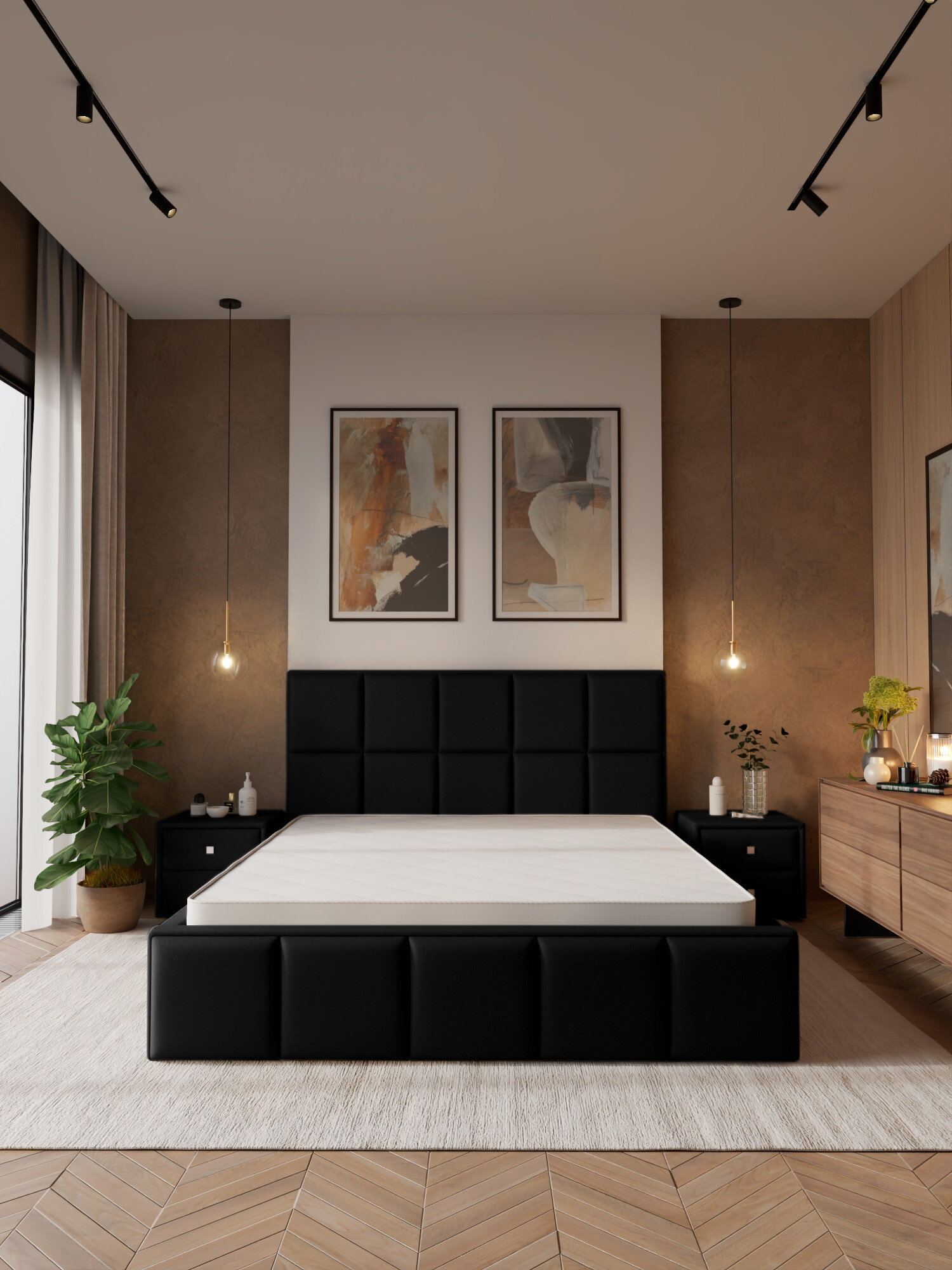 Кровать двуспальная 140х200 с подъемным механизмом, Флоренция макси с мягким изголовьем для дома и спальни, ортопедическое основание, ящик для белья