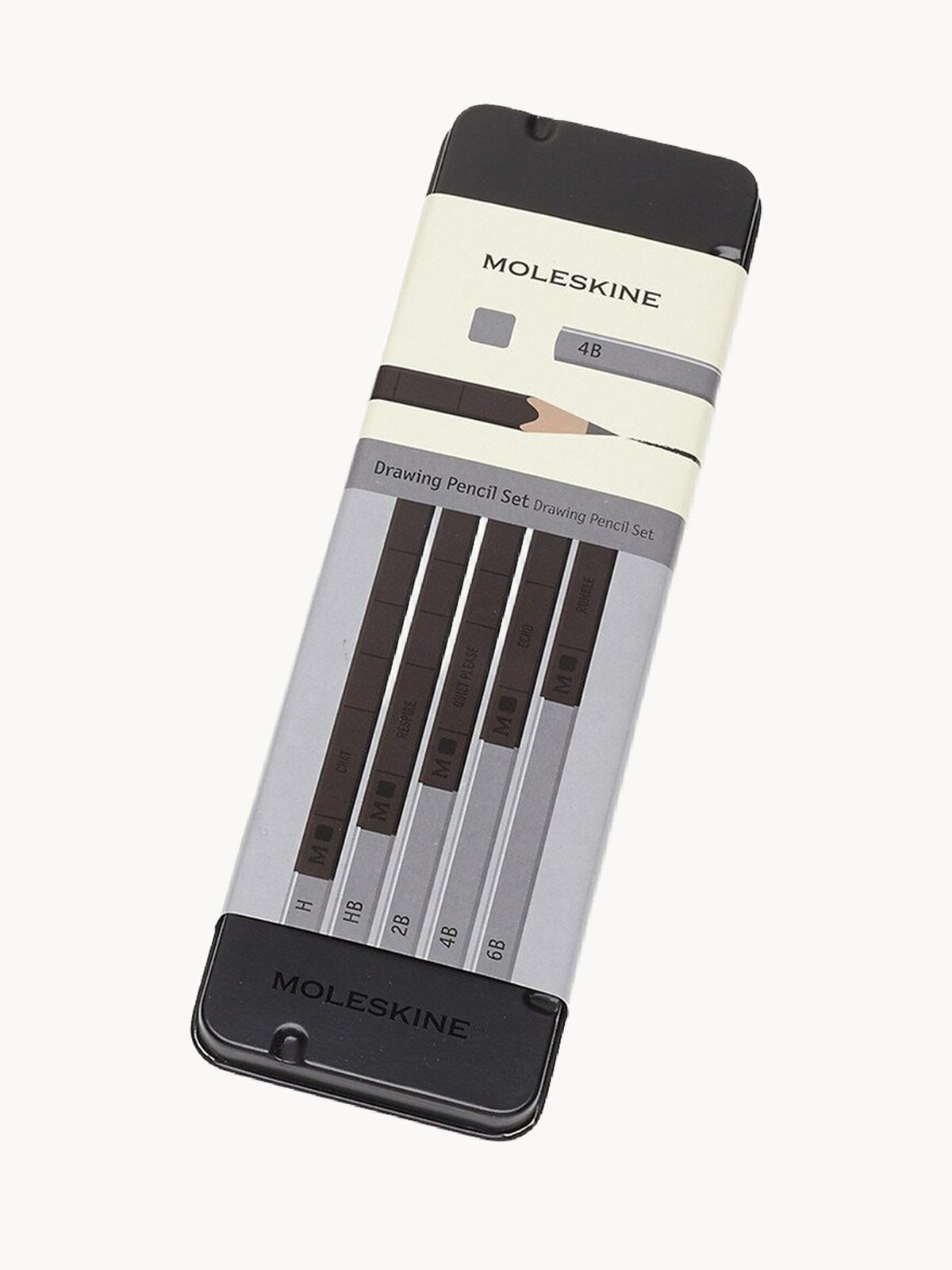 Набор карандашей Moleskine Drawing чернографитные EW7P05GPHA, 5 шт