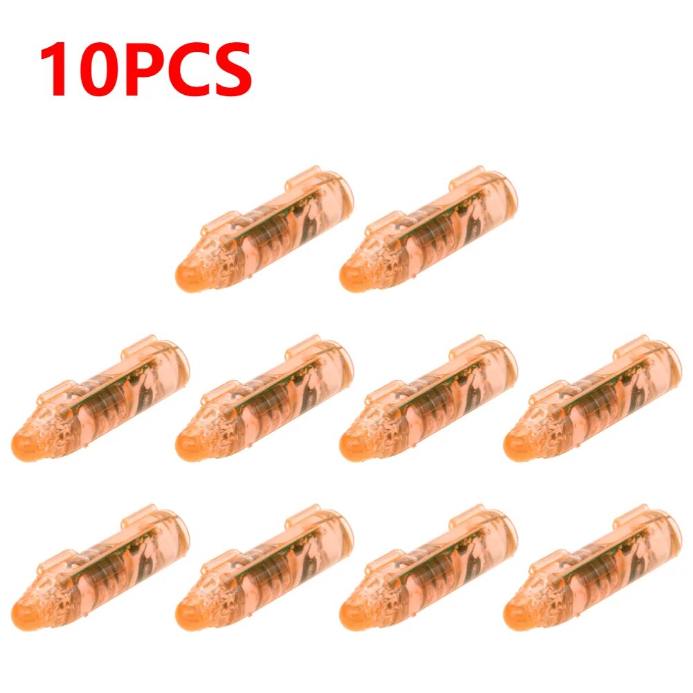 Подводный индикатор рыбы LED, 10 шт, Orange