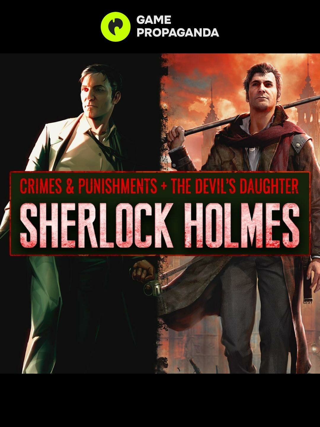 Игра Sherlock Holmes: Crimes and Punishments + Sherlock Holmes: The Devil's Daughter bundle PS4 + 225 TRY на баланс PSN. Турция. Цифровая версия
