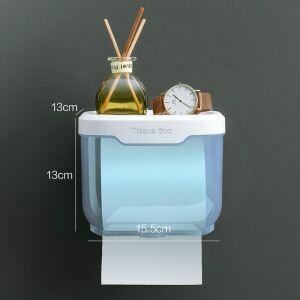 Коробка для туалетной бумаги, многофункциональная пластиковая коробка для хранения туалетной бумаги, полка для хранения, держатель для туалетной бумаги, без сверления, вод-resistantная коробка для туалетной бумаги