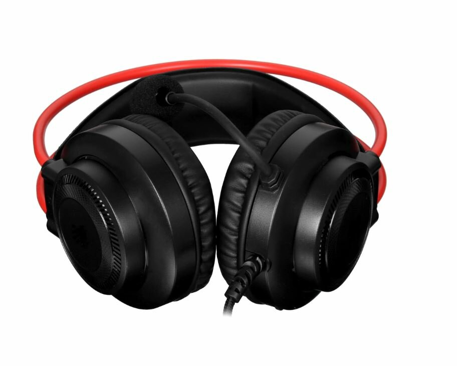 Игровые наушники с микрофоном A4 Bloody G200S черный/красный USB