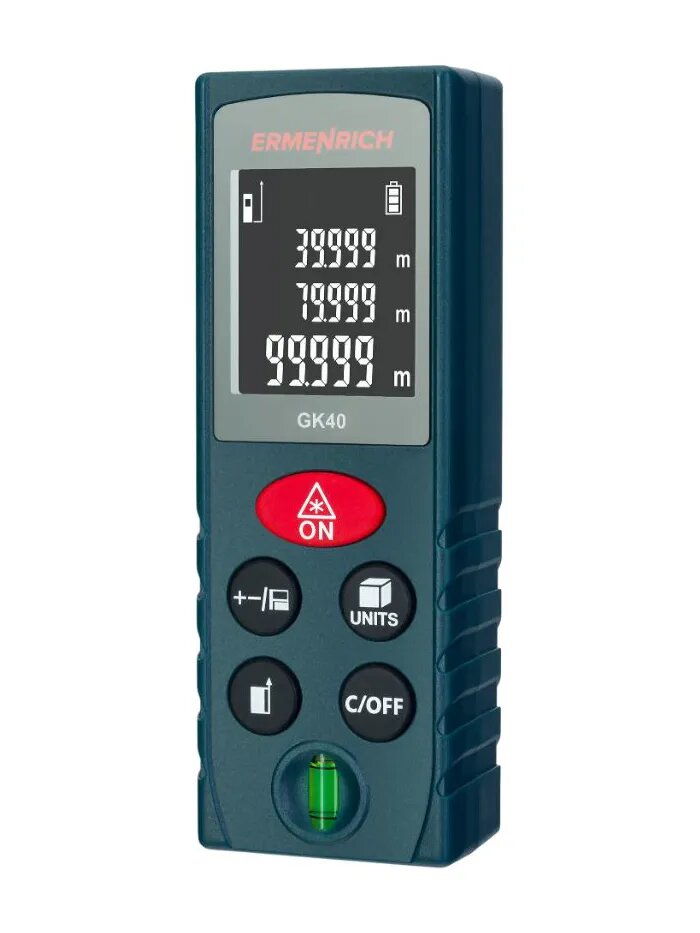 Рулетка Ermenrich 83079 Reel PLUS GK40, лазерная, ААА, 40 метров