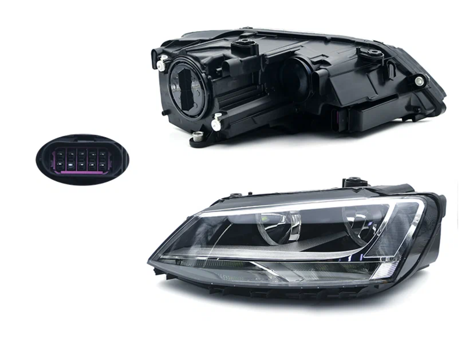 Фара левая Volkswagen Jetta 11-14 № 5C7941005A, SHF-12090